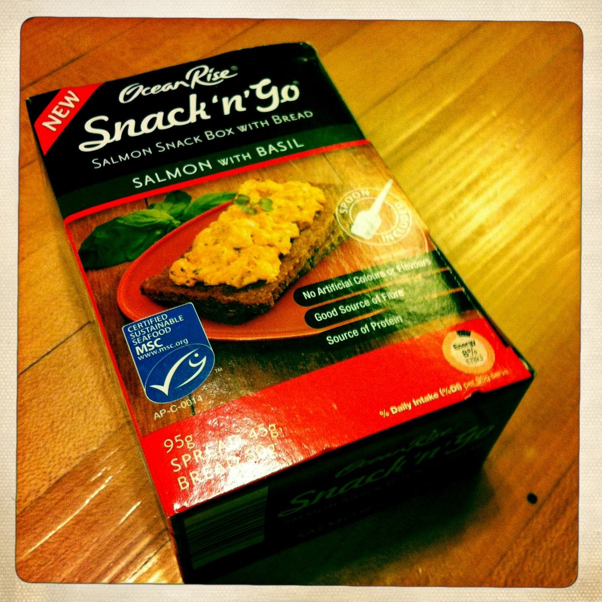 Ocean Rise Snack n Go - Salmon with Basil - AldiMum